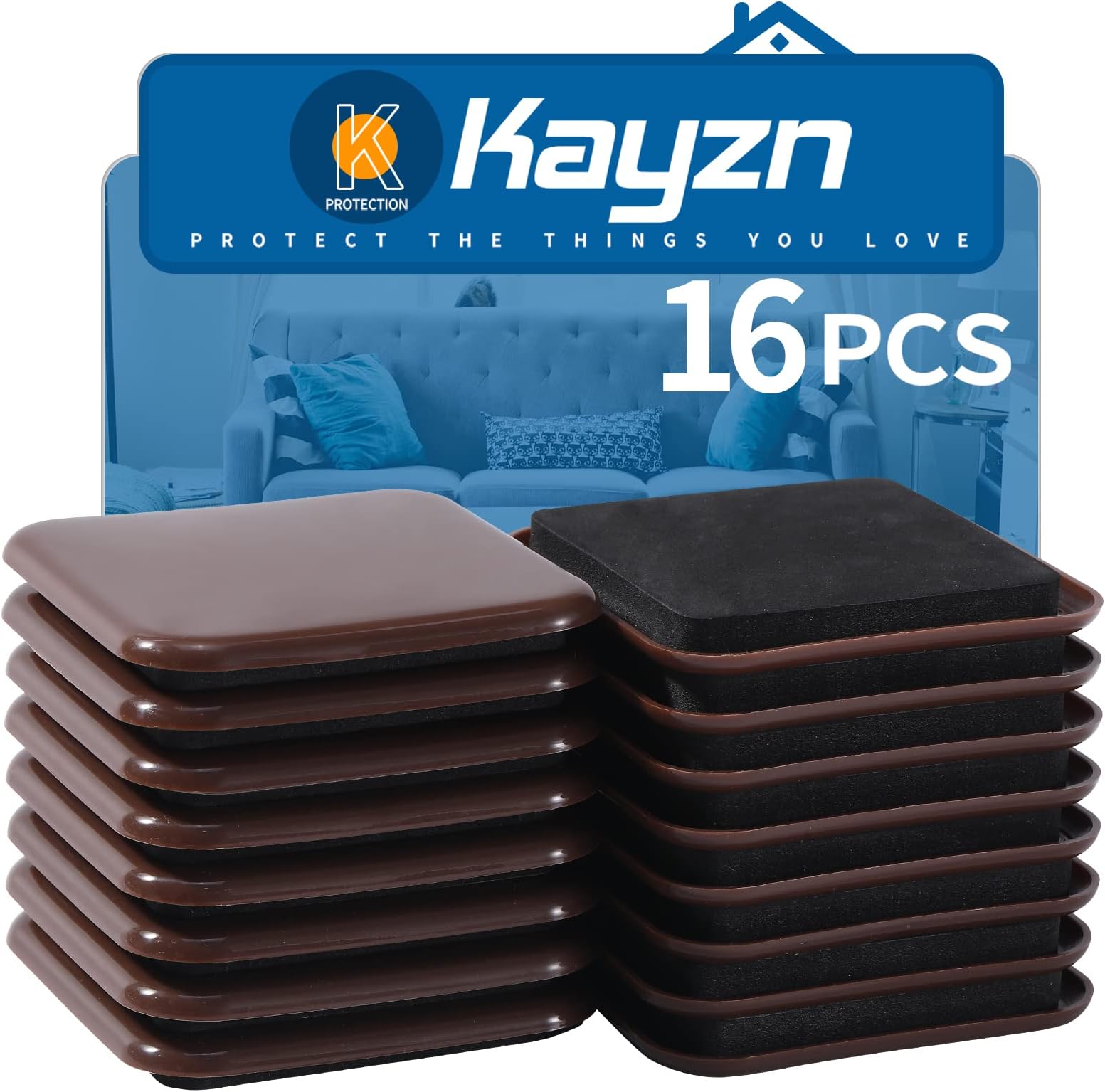 Amazon.com: new space 3 Inch Furniture Sliders, 12pcs Sliders for ...