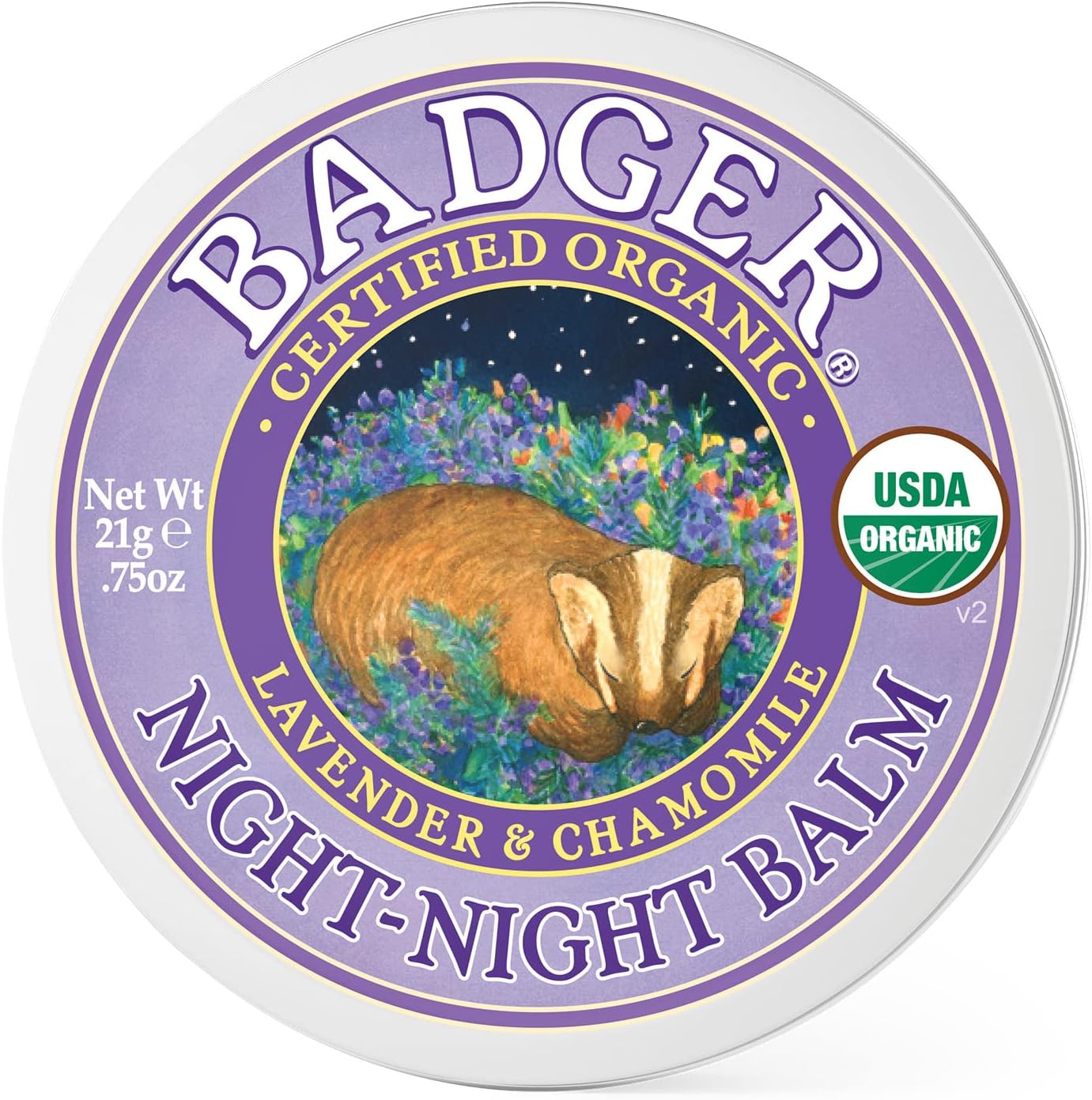 Amazon.com: Badger - Night Night Chamomile & Lavender, Natural Sleep ...
