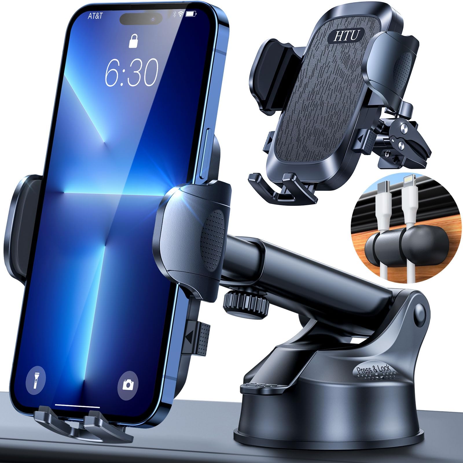 Amazon.com: Upgraded Cell Phone Holder for Car, Universal Manords ...