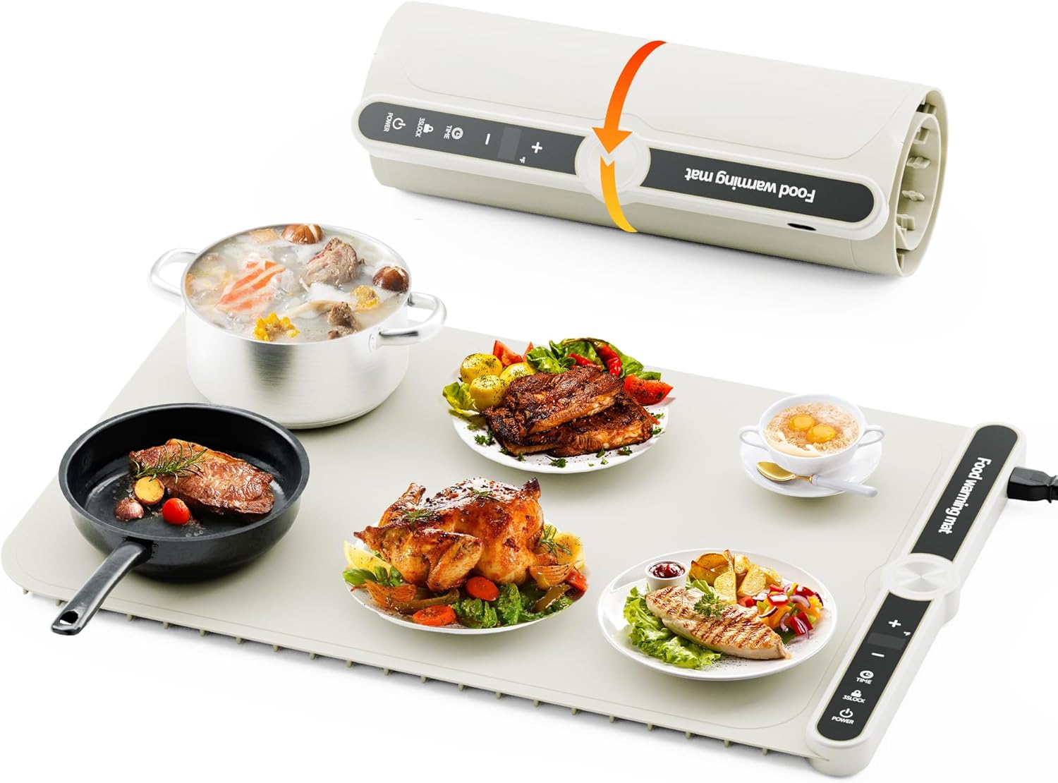 Amazon.com: TIDIIABODE Food Warming Mat,Food Warmer Full Surface ...