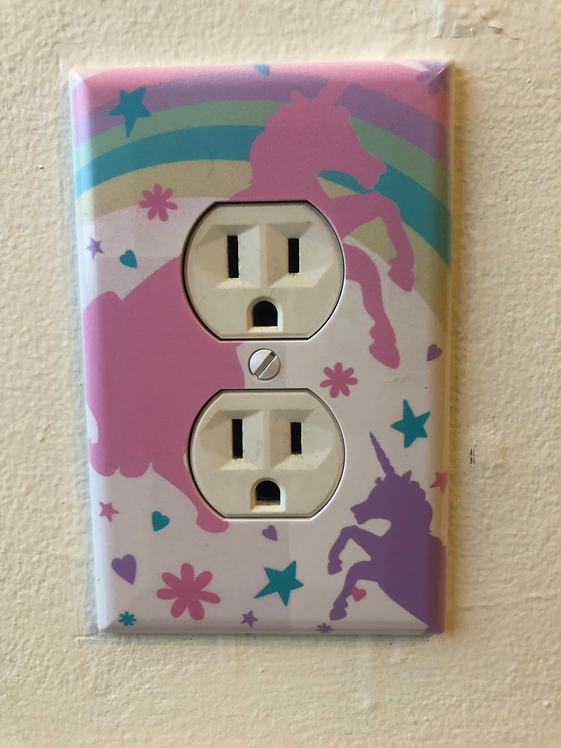 Amazon.com: Girls Light Switch Cover Plate Kids Room Decor A Decorative ...