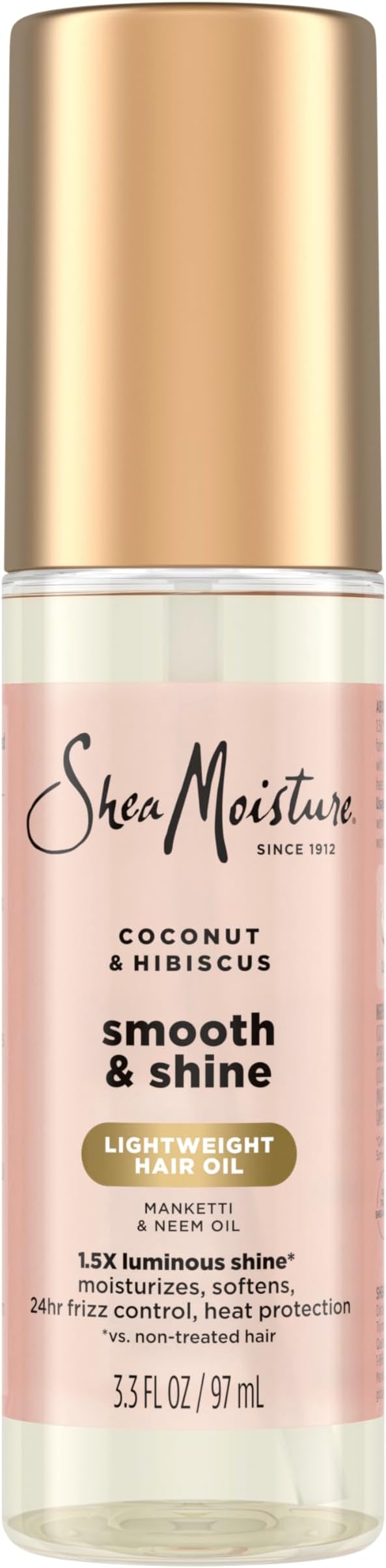 Amazon.com: SheaMoisture Coconut & Hibiscus Smooth & Shine Oil Coconut ...