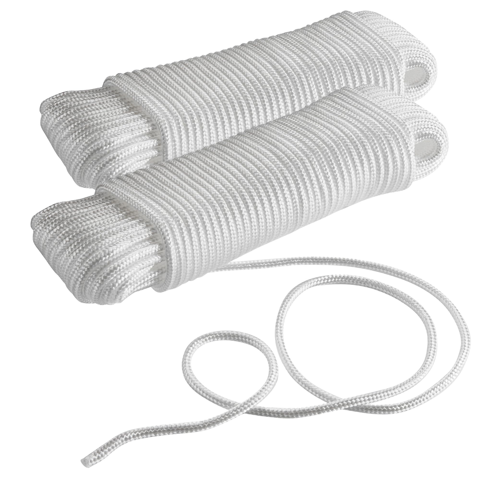 Amazon.com: Twisted Braided Nylon Rope 3/16 Inch x 100FT Multi-Purpose ...