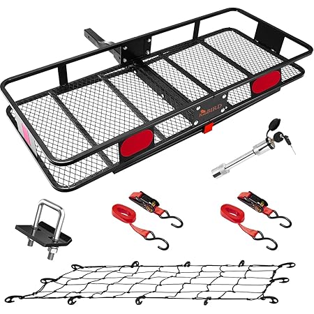 Amazon.com: OKLEAD 400 Lbs Heavy Duty Hitch Mount Cargo Carrier 60" x ...