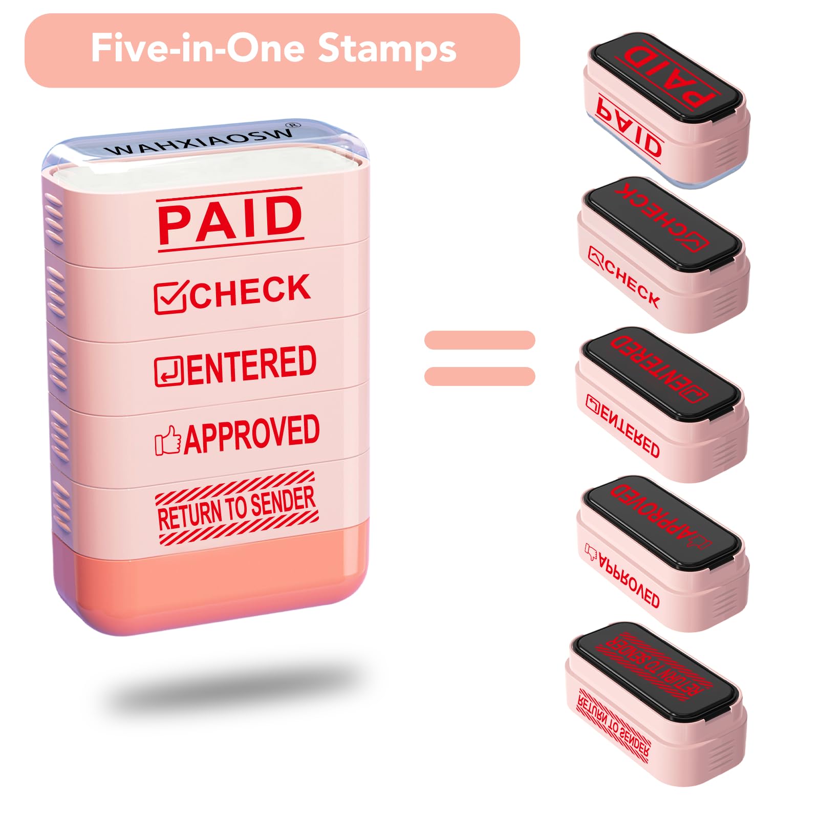 Snapklik.com : Building Blocks Office Stamps 5-Layer Stacked Office ...
