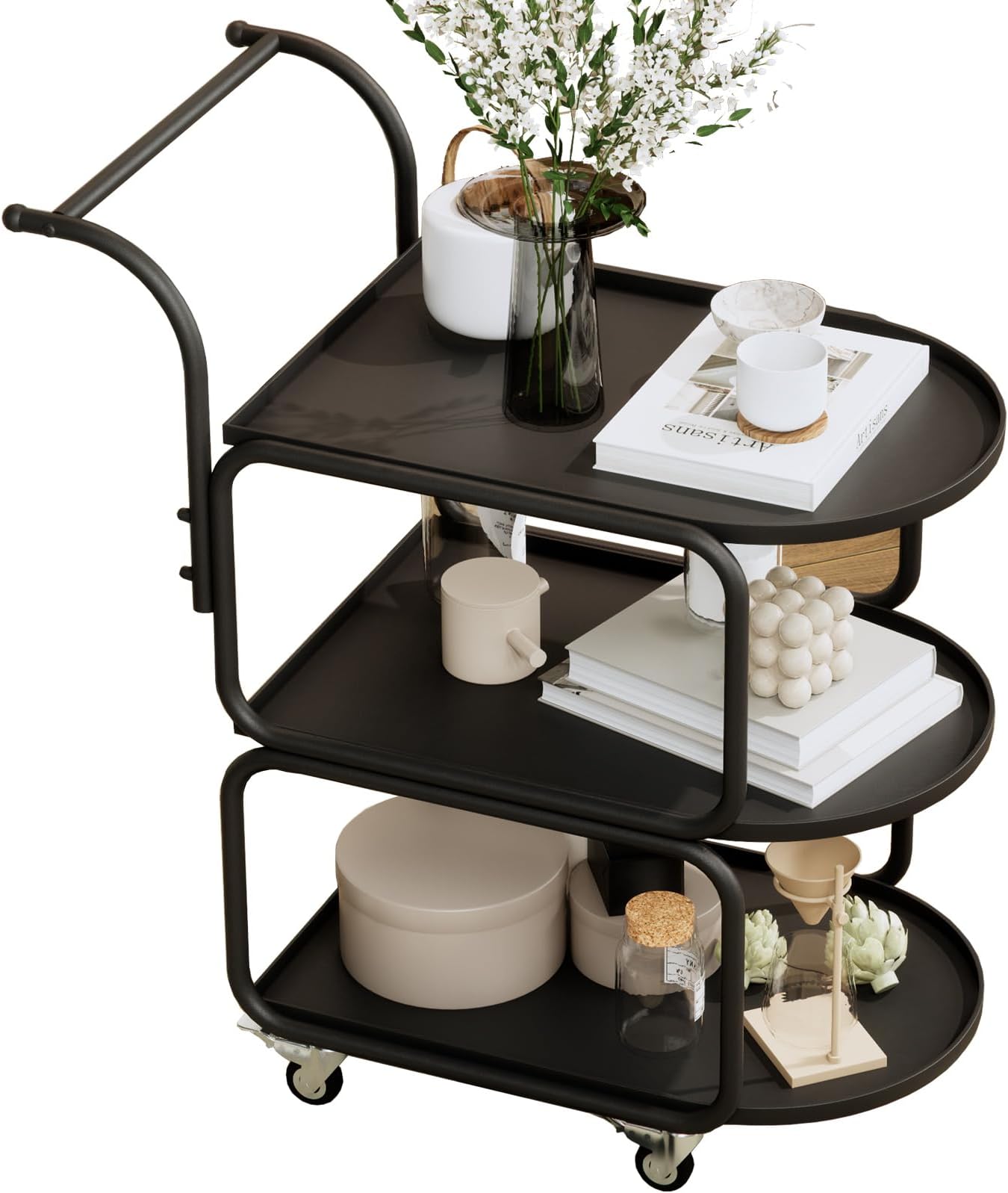 Amazon.com - BUZUEY Bar Cart, Serving Cart for Home, Coffee cart,Metal ...