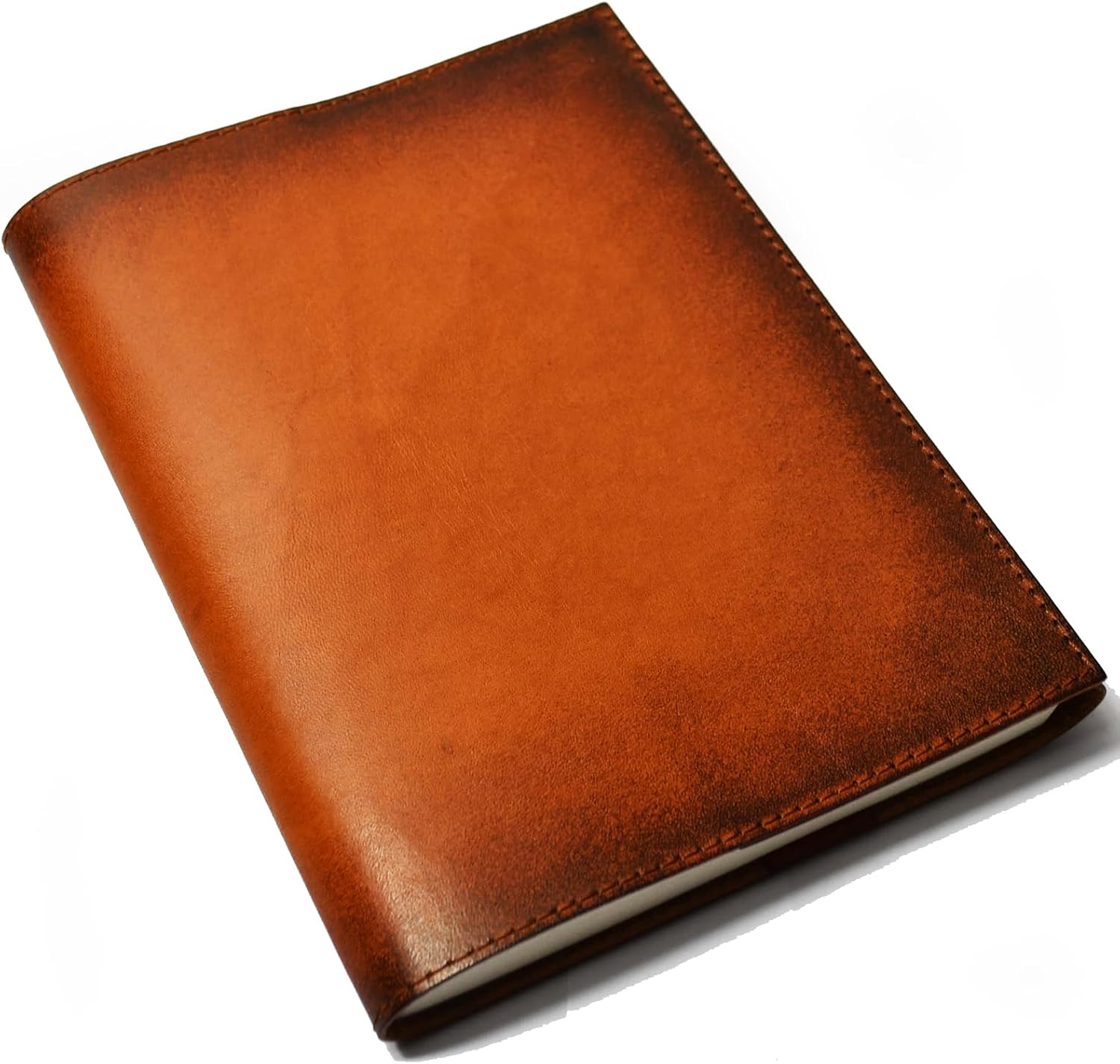 Amazon | コデル atelierCODEL ブックカバー A5 最高級の革の肌触り 革 栃木レザー 日本製 (手染めナチュラルブラウン) | ブックカバー | 文房具・オフィス用品