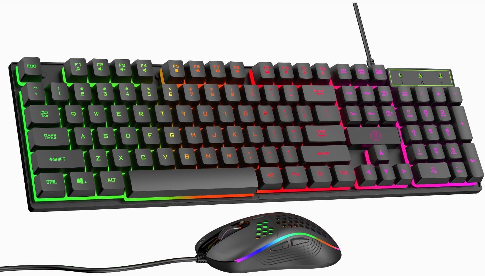 Amazon.in: Buy Dr Luxur® Fireball Ergonomic Keyboard and Mouse Combo ...