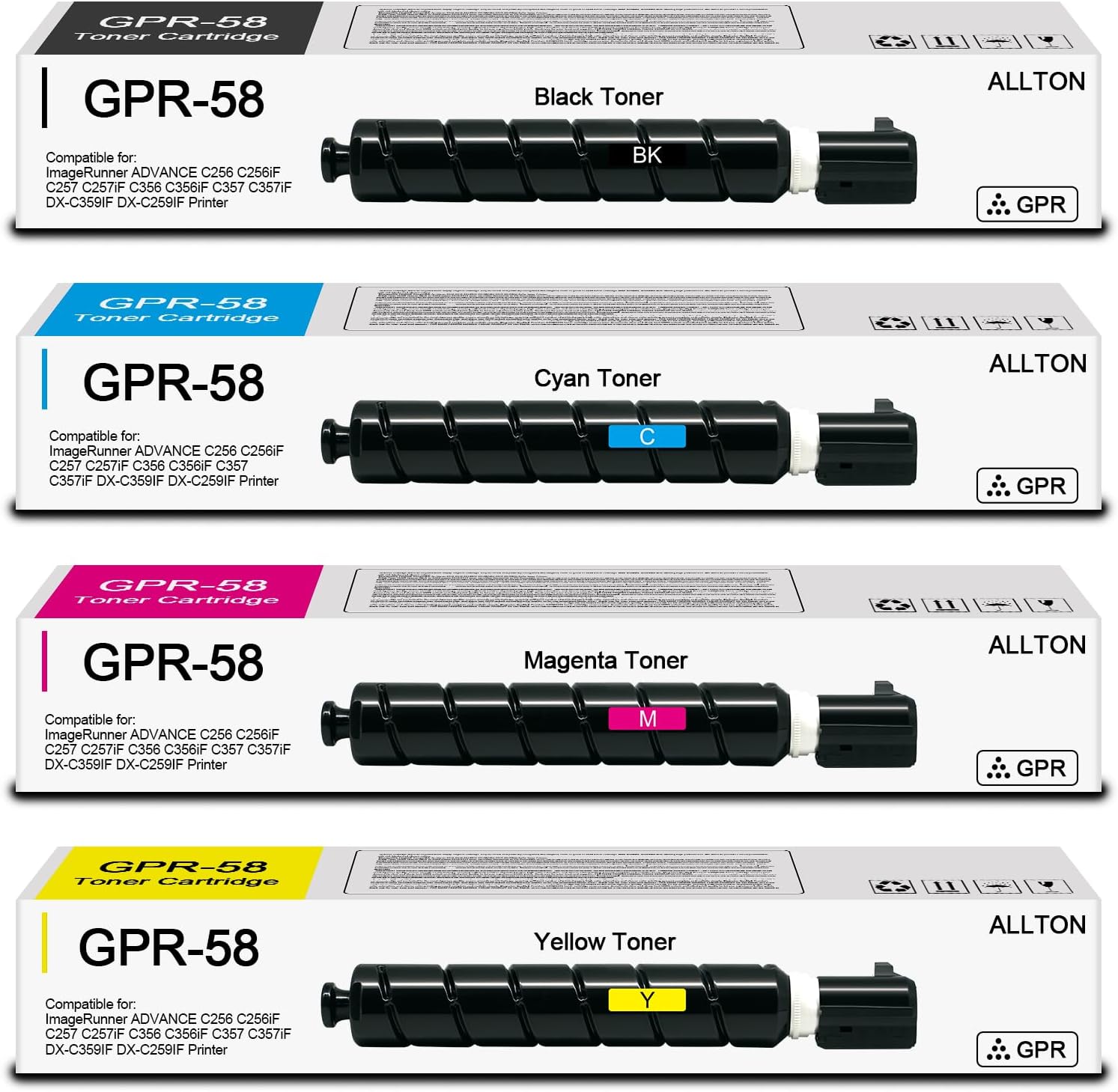 Amazon.com: MasaiMara GPR-58 GPR58 Toner Cartridge Replacement for ...