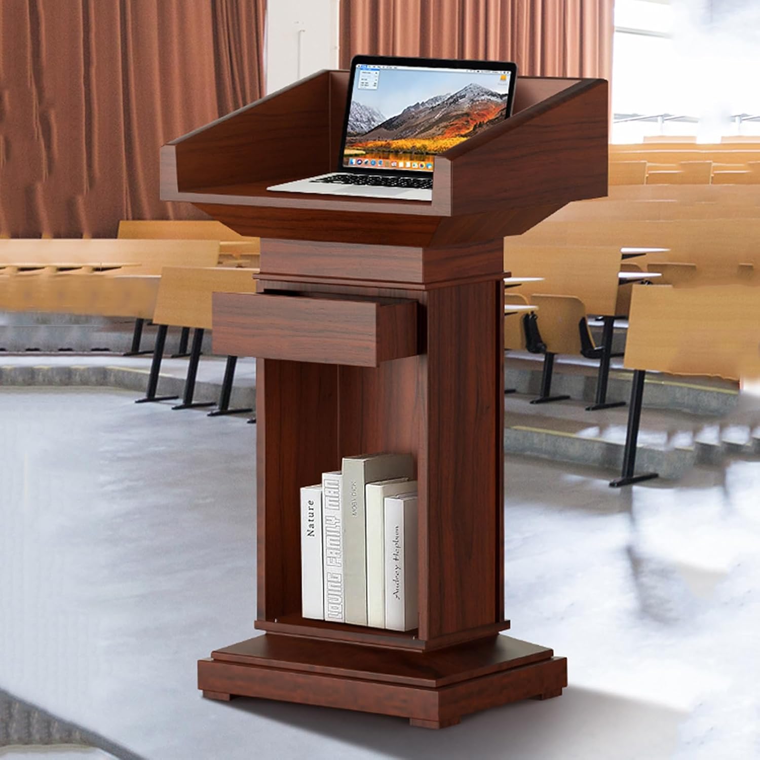 WooDeY Lectern Podium Stand,Podium Stand Wood, Floor Nepal | Ubuy