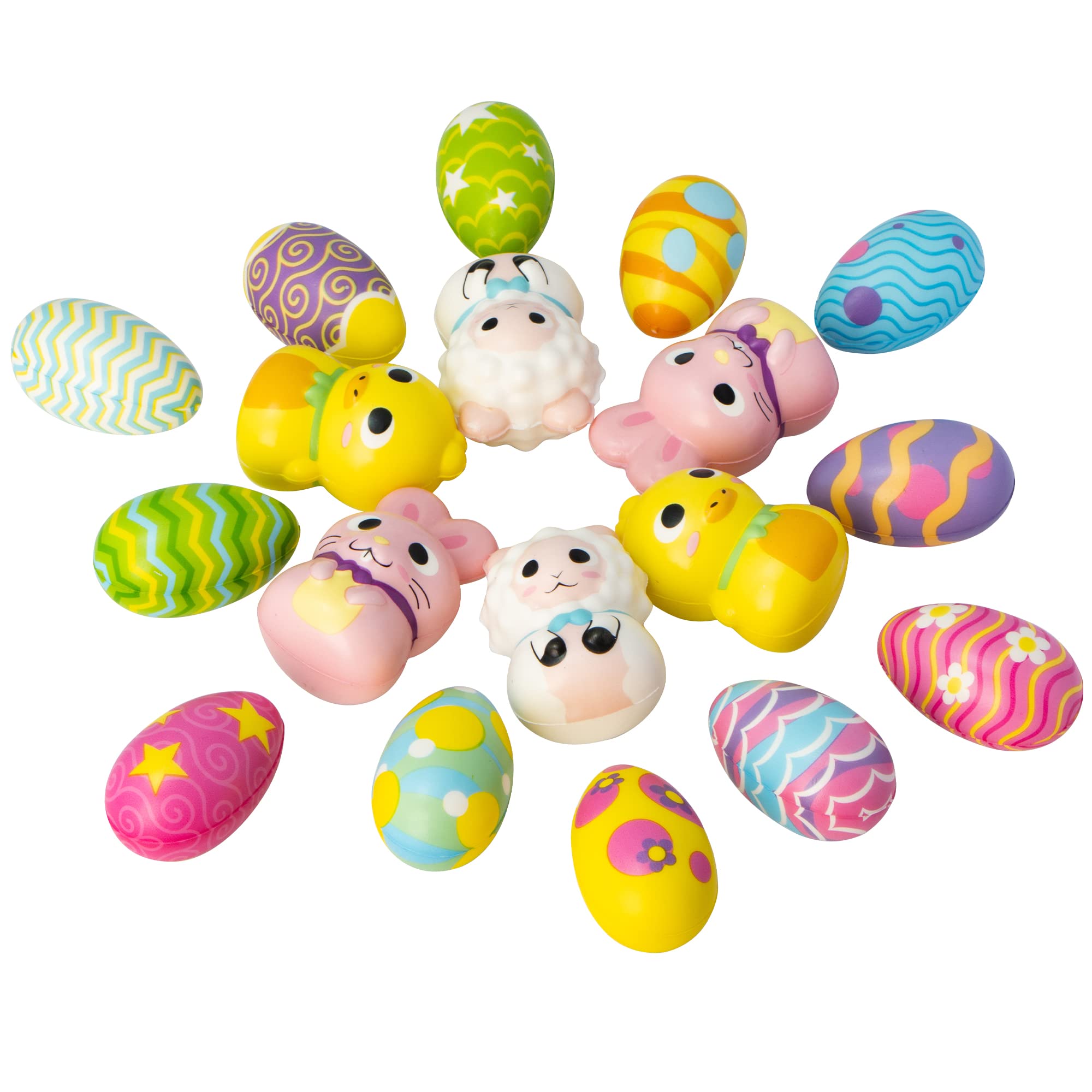 Snapklik.com : JOYIN 18 Easter Squishy Toy Slow Rising Toys Set Include ...