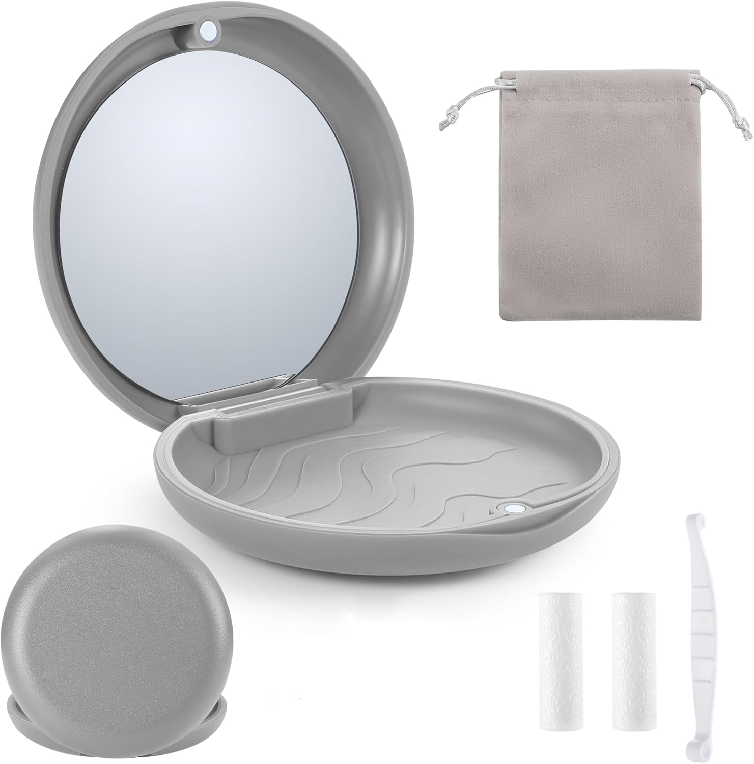 Amazon.com : Premium Retainer Case Kit with Mirror, Invisalign case ...