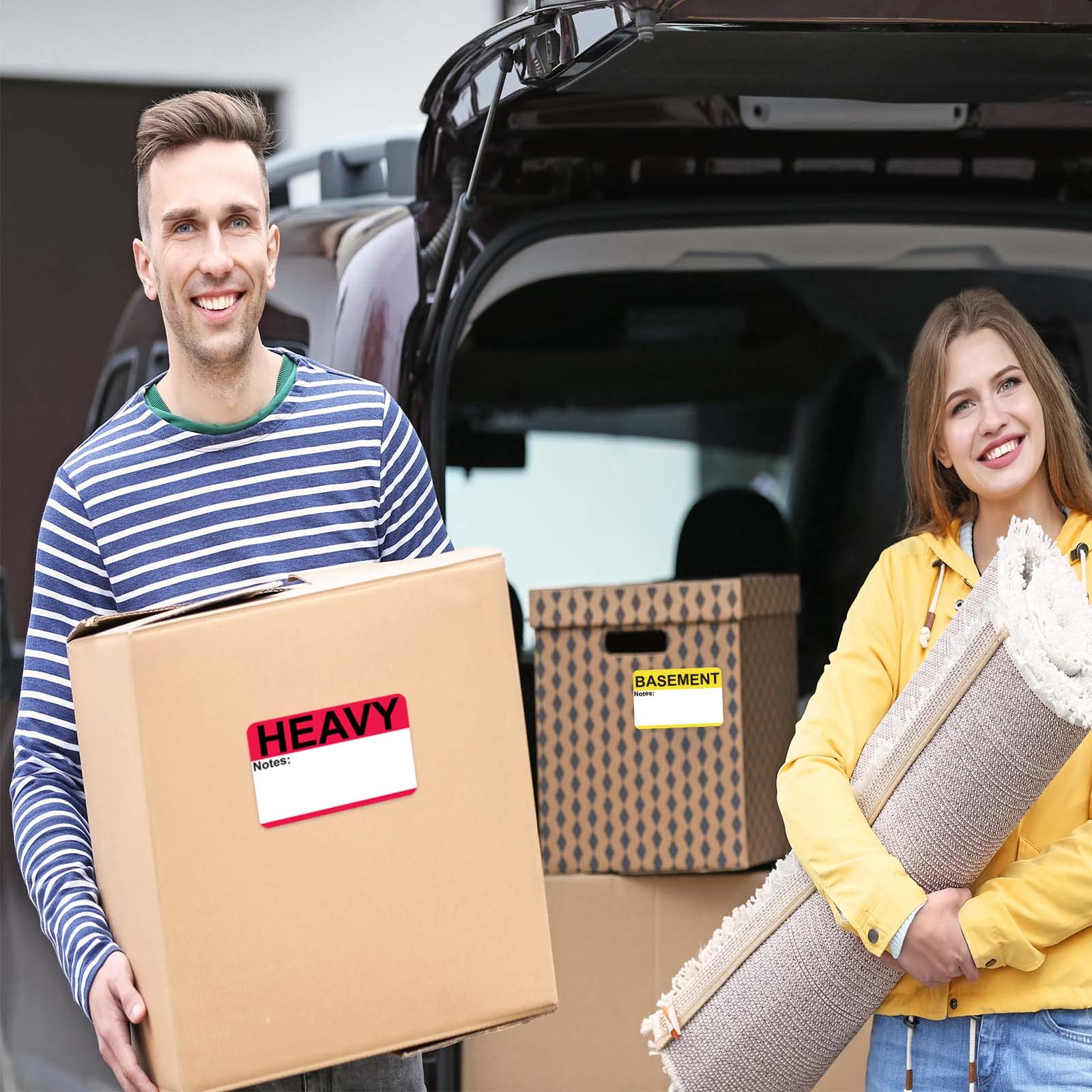 Snapklik.com : 500 Count 3 X 2 Large Home Moving Packing Box Labels For ...