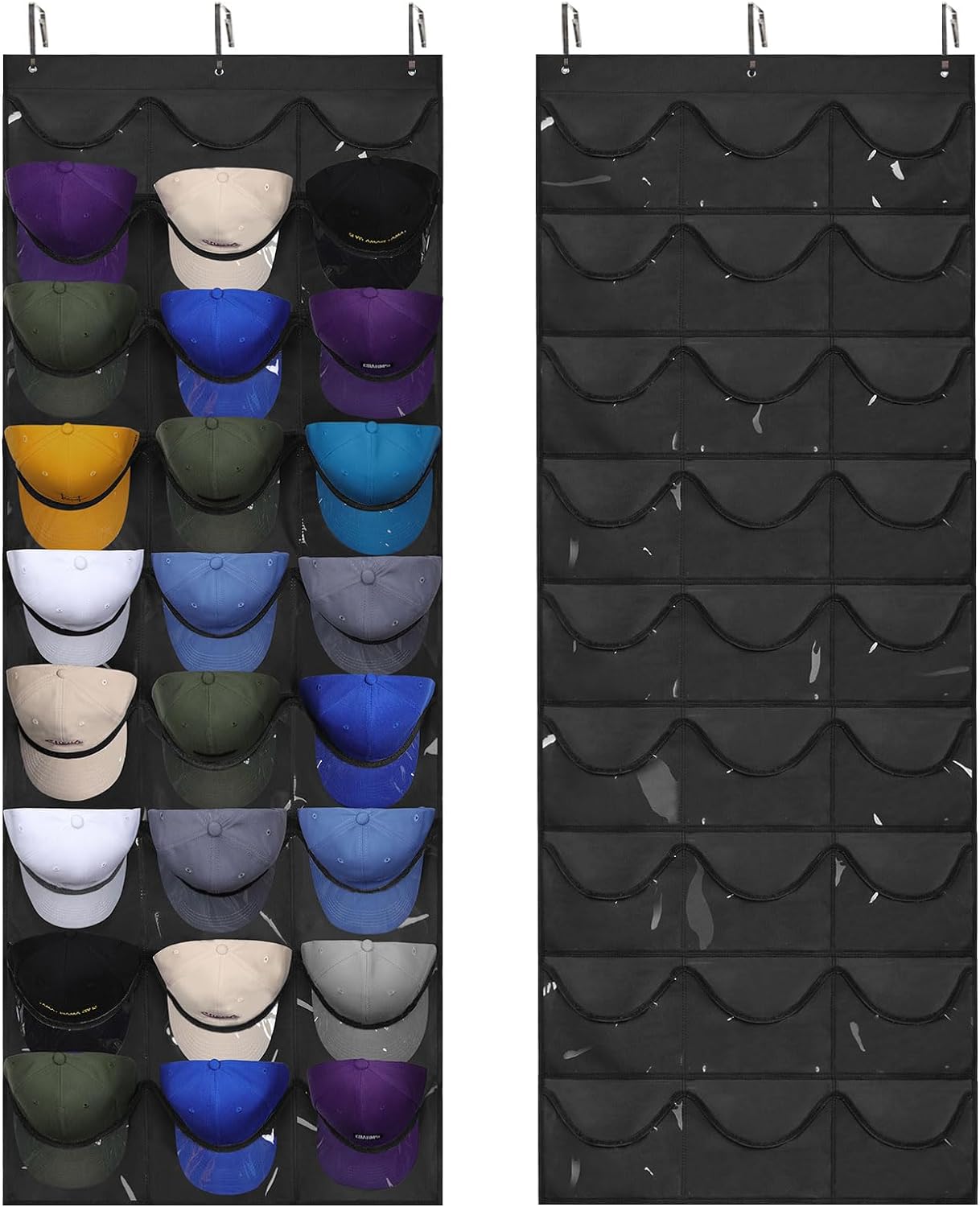Amazon.com: Dofilachy Hat Rack - Hat Organizer - Hat Racks for Baseball ...