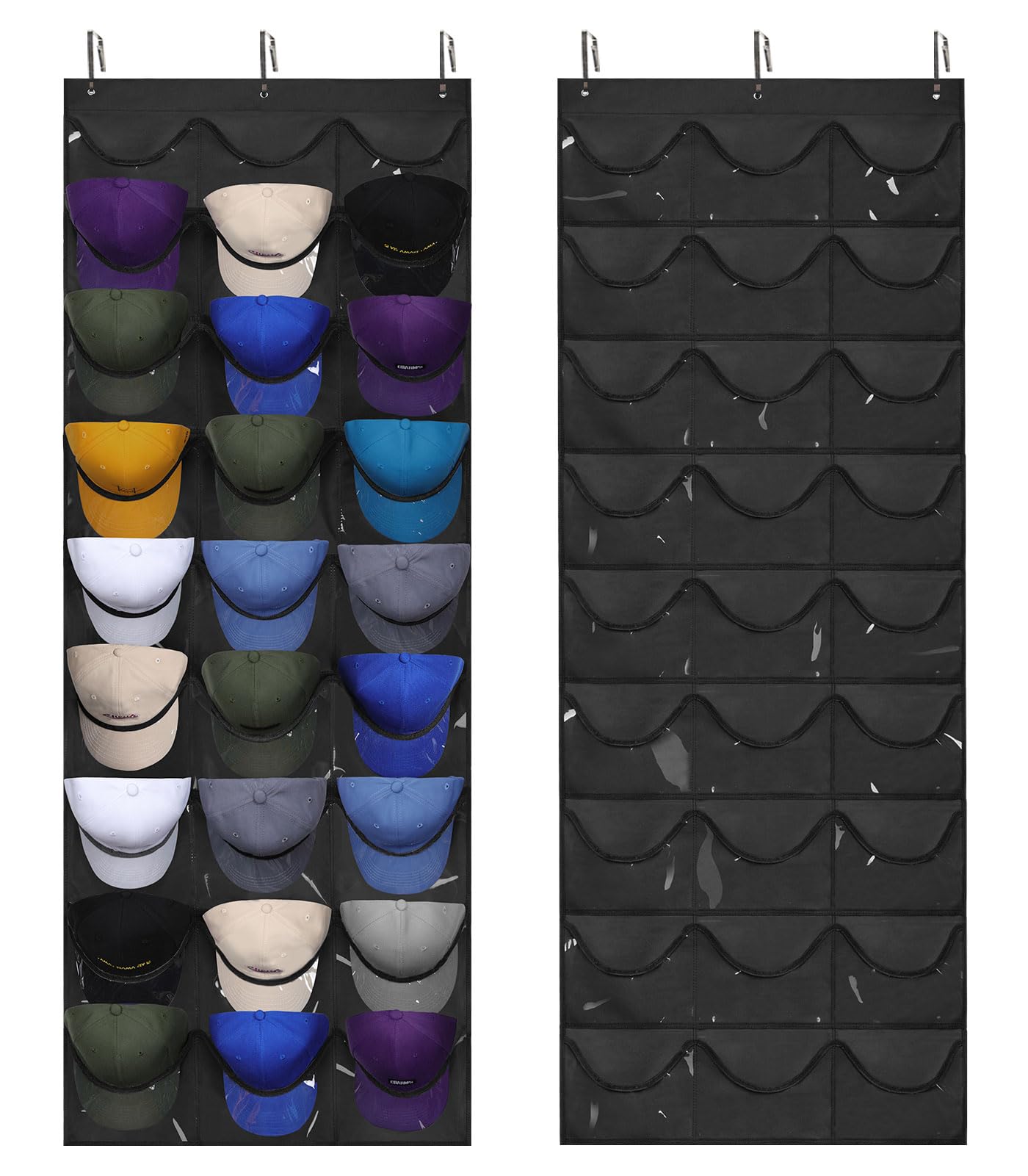 Amazon.com: Dofilachy Hat Rack - Hat Organizer - Hat Racks for Baseball ...