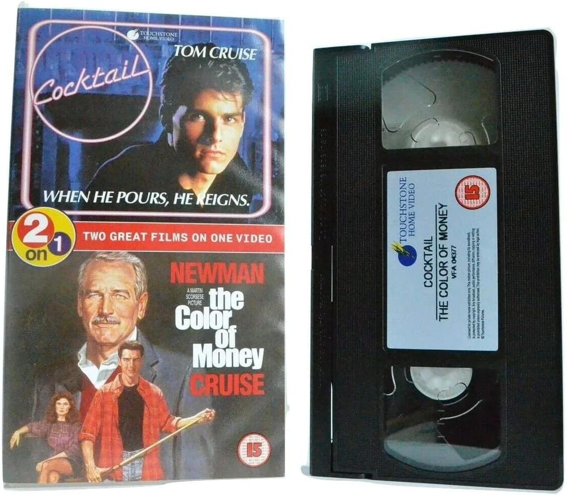 Cocktail/The Color Of Money [VHS] : Tom Cruise, Bryan Brown, Elisabeth ...