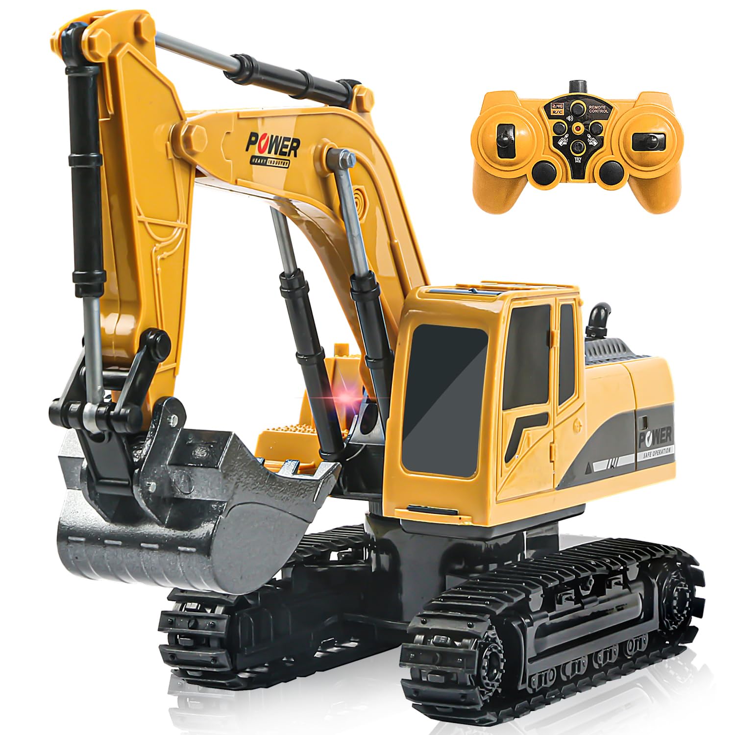 Amazon.com: ID Gerilla Remote Control Excavator Toy, RC Construction ...