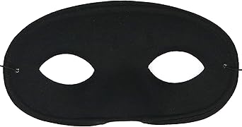 Amazon.com: Skeleteen Black Superhero Eye Mask- Masquerade Accessories ...