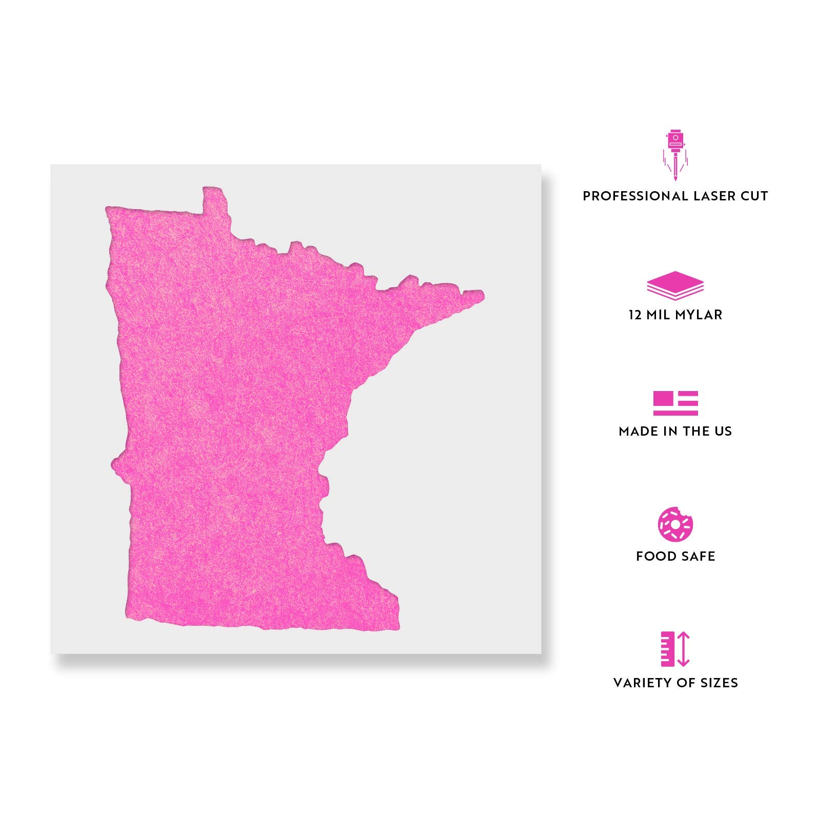 Outline Of Minnesota Template Minnesota State Map On United States Of