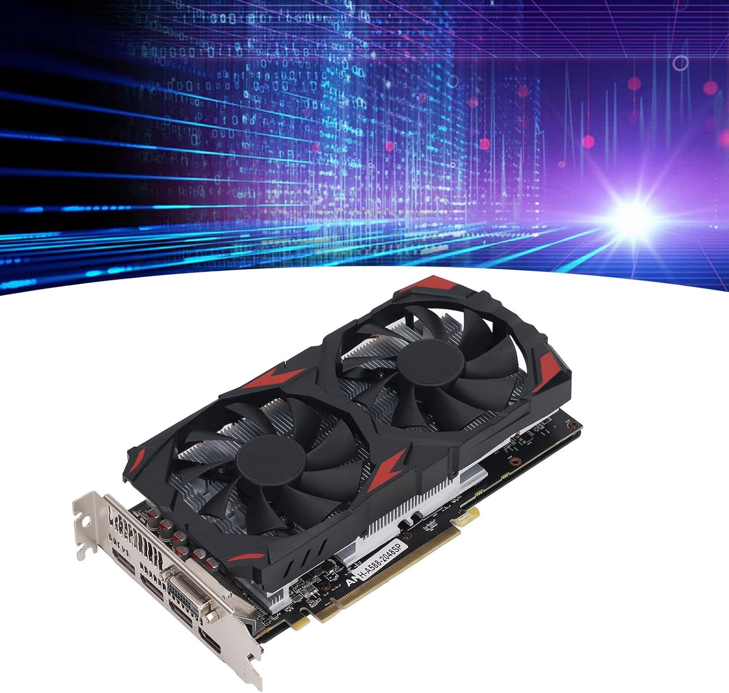 Amazon.com: SHYEKYO RX 580 Graphics Card, Computer Graphics Card Plug ...
