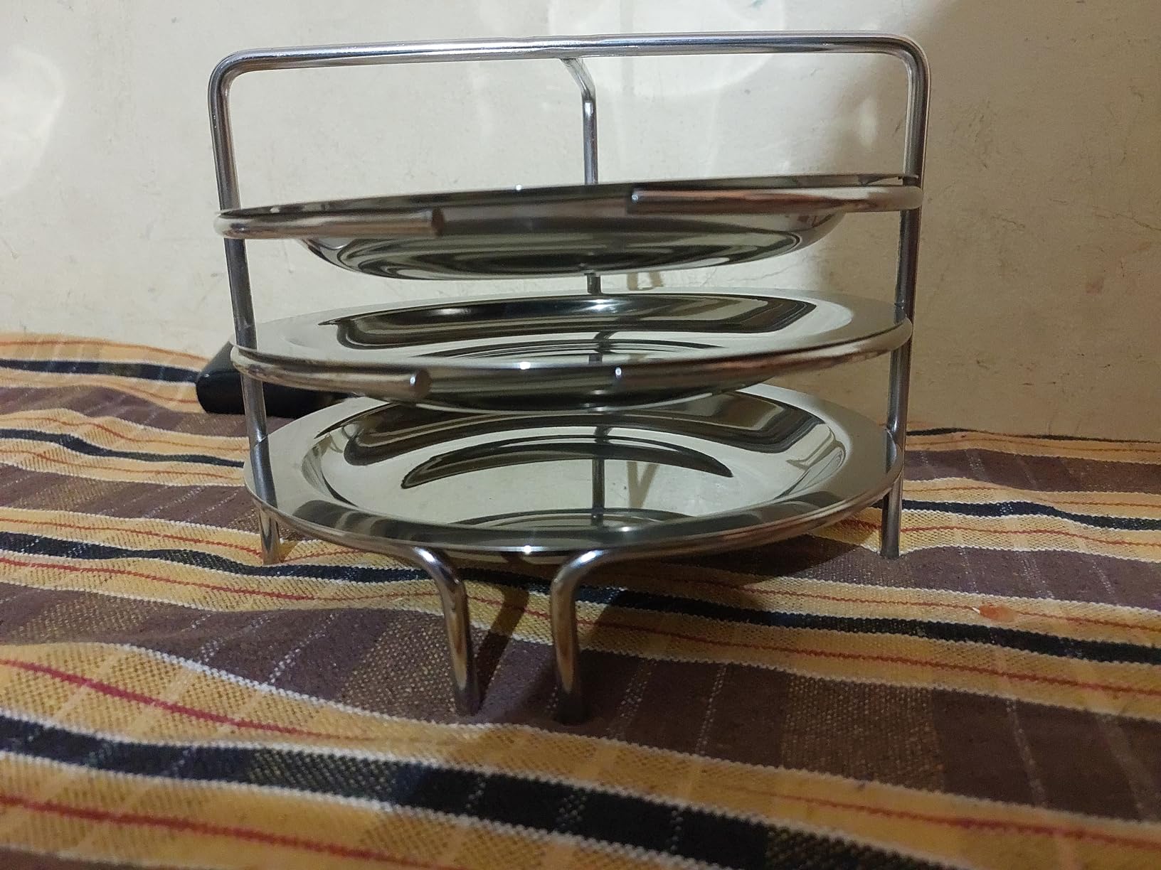 USHA SHRIRAM Stainless Steel Idli Plates Set (3 Plates- 54 Idlis ...