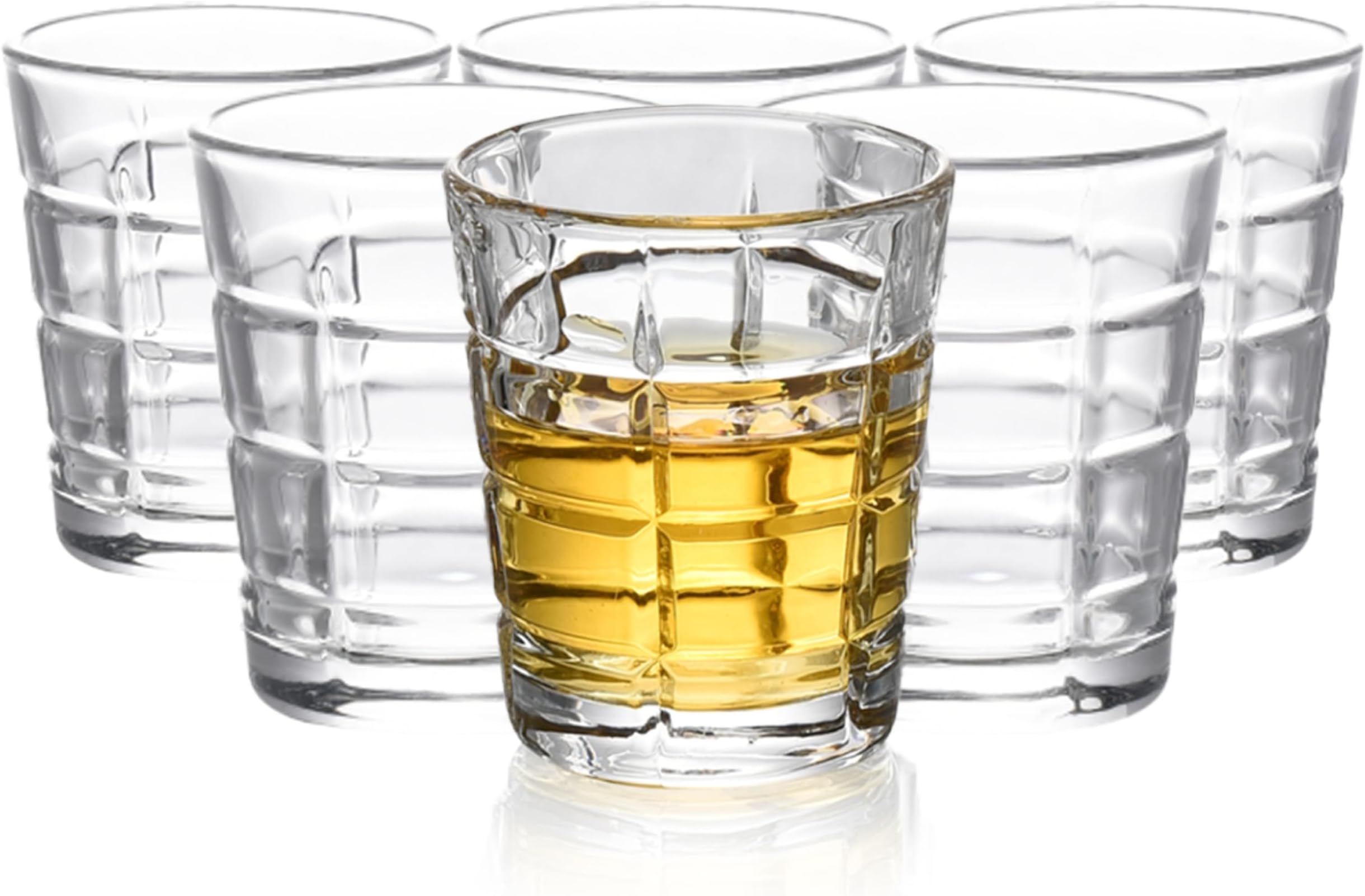 Amazon.com | NUYKOUY Shot Glass Set, 100% Clean 100% Wipe Glass Shot ...