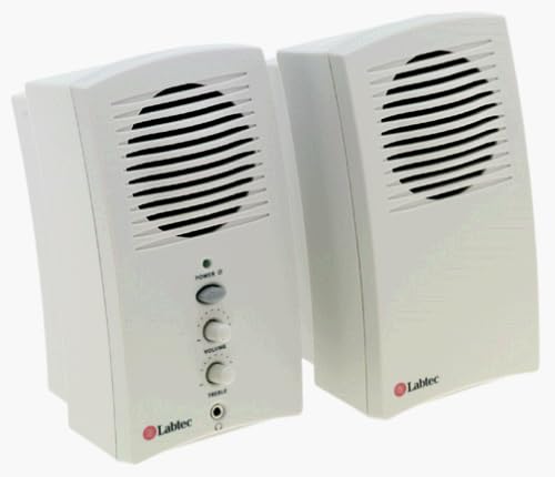 Amazon.com: Labtec LCS1012 Space Saver Series Speaker : Electronics