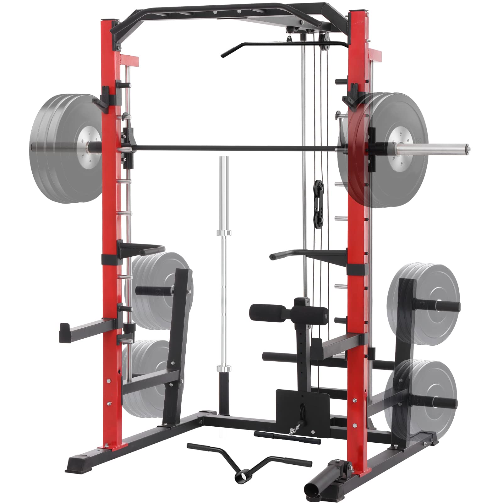 Buy Mikolo Multi-Function Power Cage, 1400 lbs Commercial Weight Cage ...