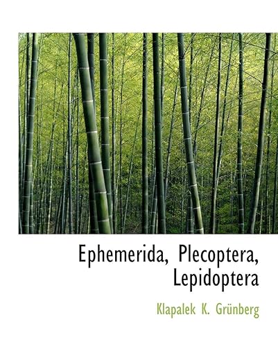 Amazon | Ephemerida, Plecoptera, Lepidoptera | Grnberg, Klaplek K, Gr ...
