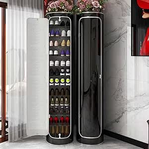 Amazon.com: SYUFRE Round Rotation Shoe Rack For Home Closet Hallway ...
