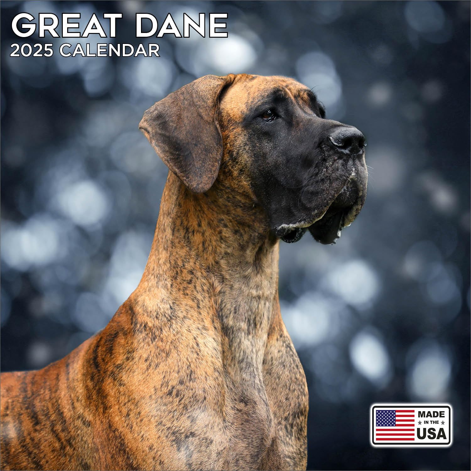 2025 Great Dane Calendar - Dog Breed Wall Calendar - 12 x 24 Open ...