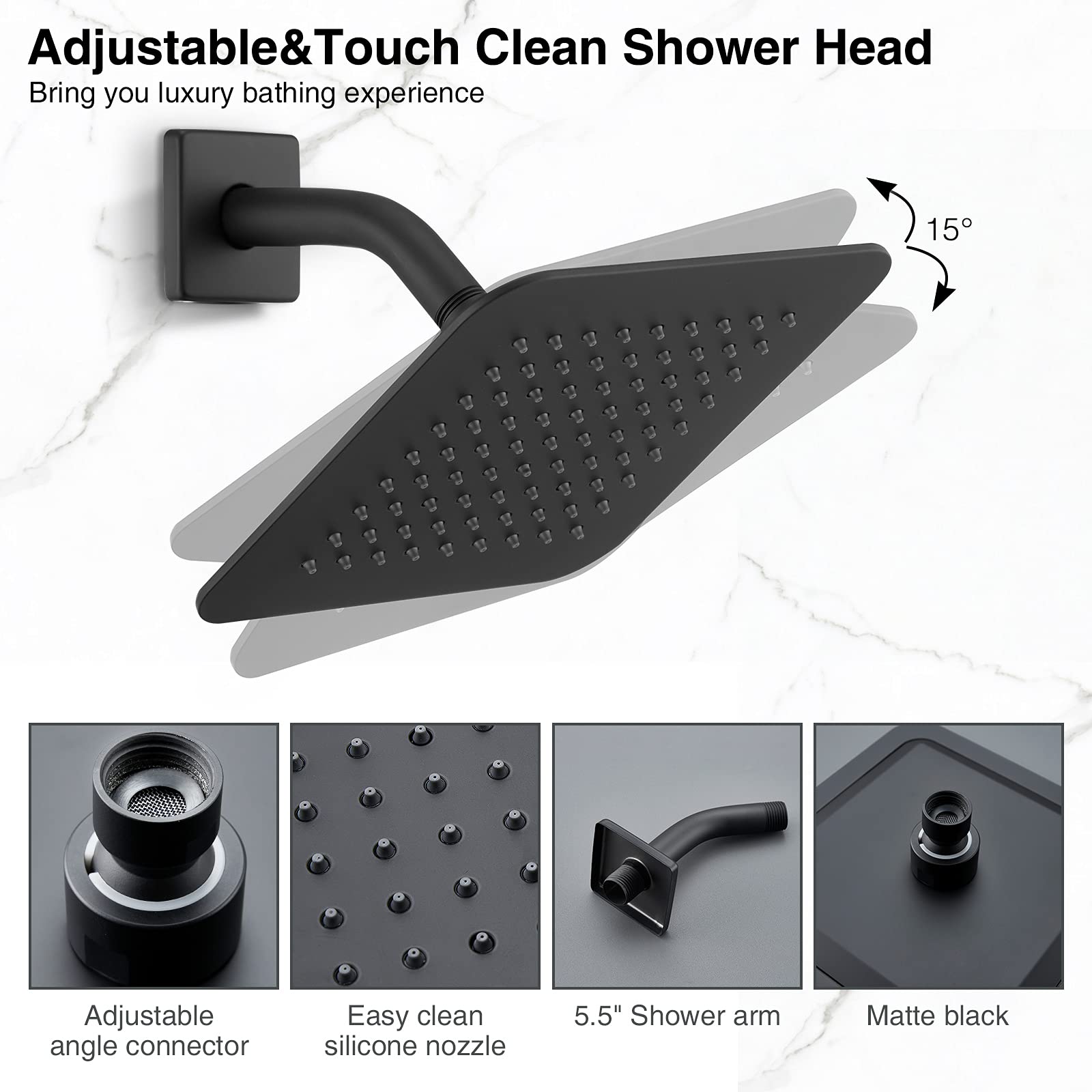 Snapklik.com : HOMELODY Tub Shower Faucet Set