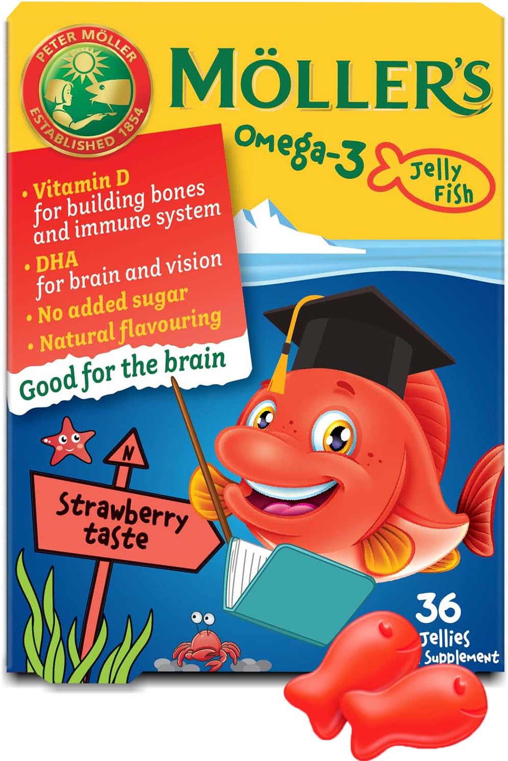 Amazon.com: Moller’s ® | Omega 3 Capsules for Children | Natural Fish ...