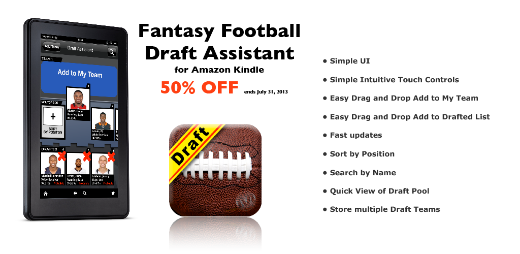 Aplicación Fantasy Football Draft Assistant en Amazon Appstore