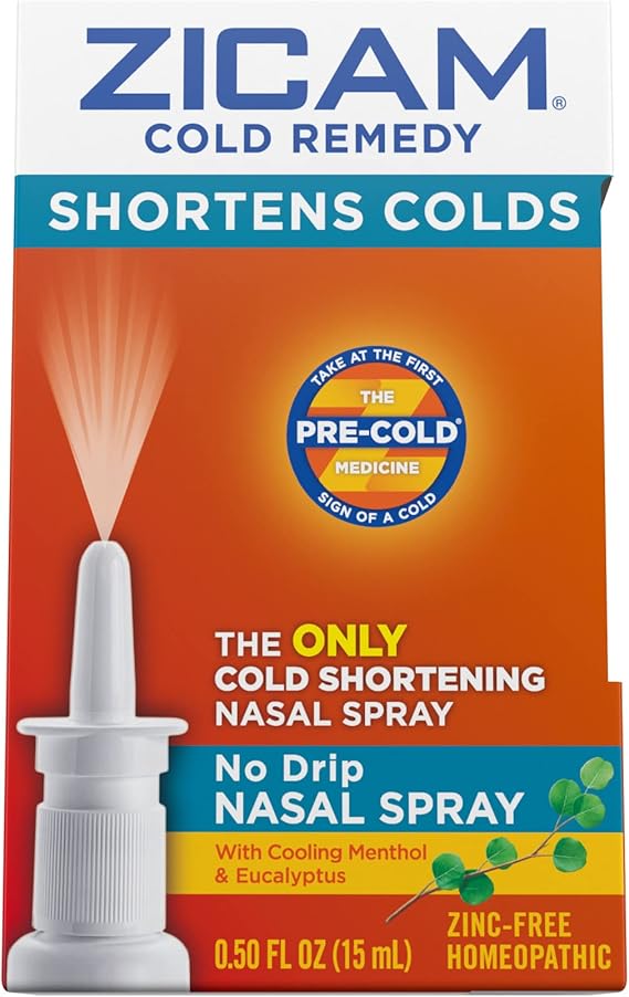 Amazon.com: Zicam Cold Remedy No-Drip Nasal Spray with Cooling Menthol ...
