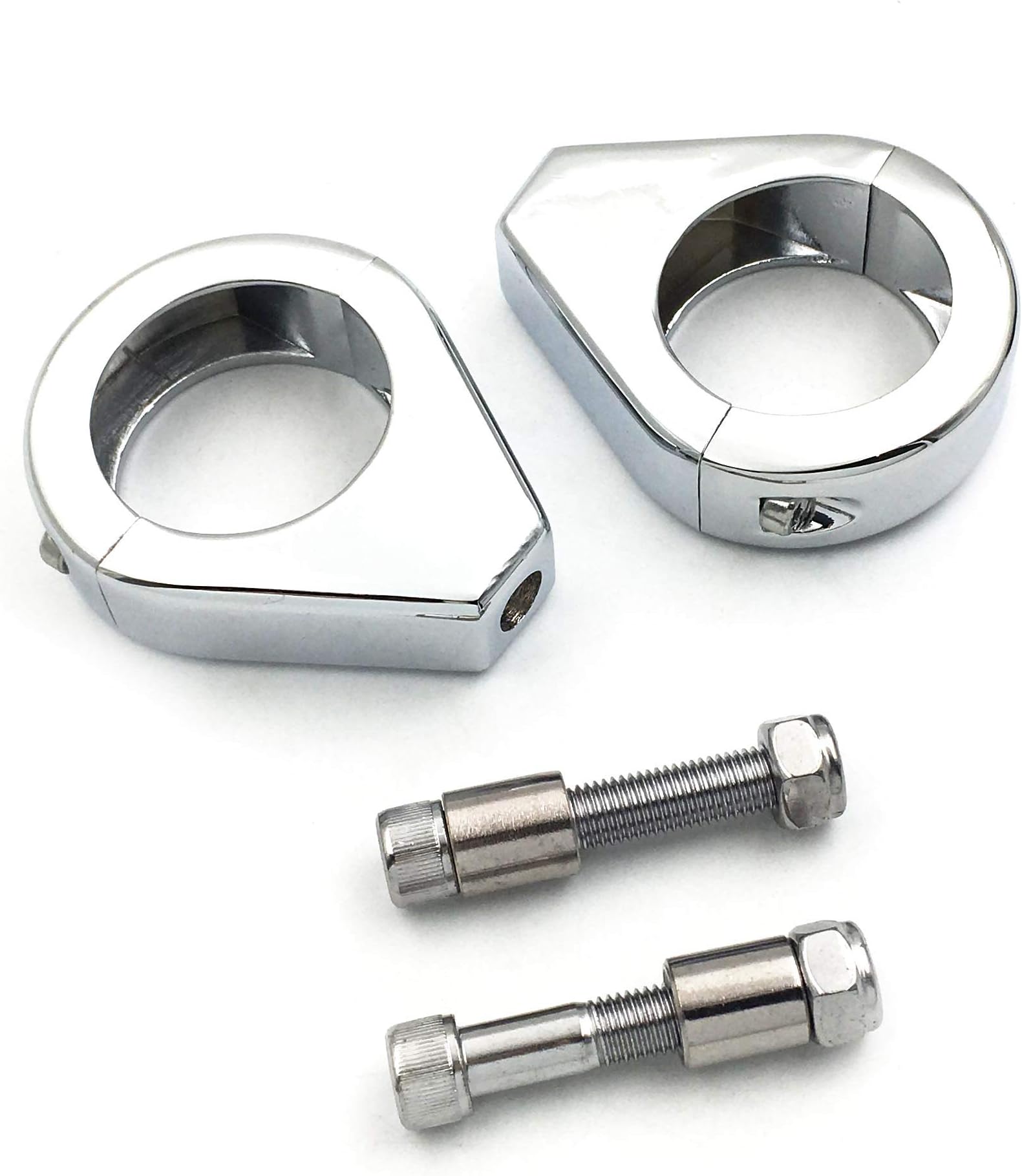 Amazon.com: HTT- Motorcycle Fork Clamp Turn Signal Clamps for Harley ...
