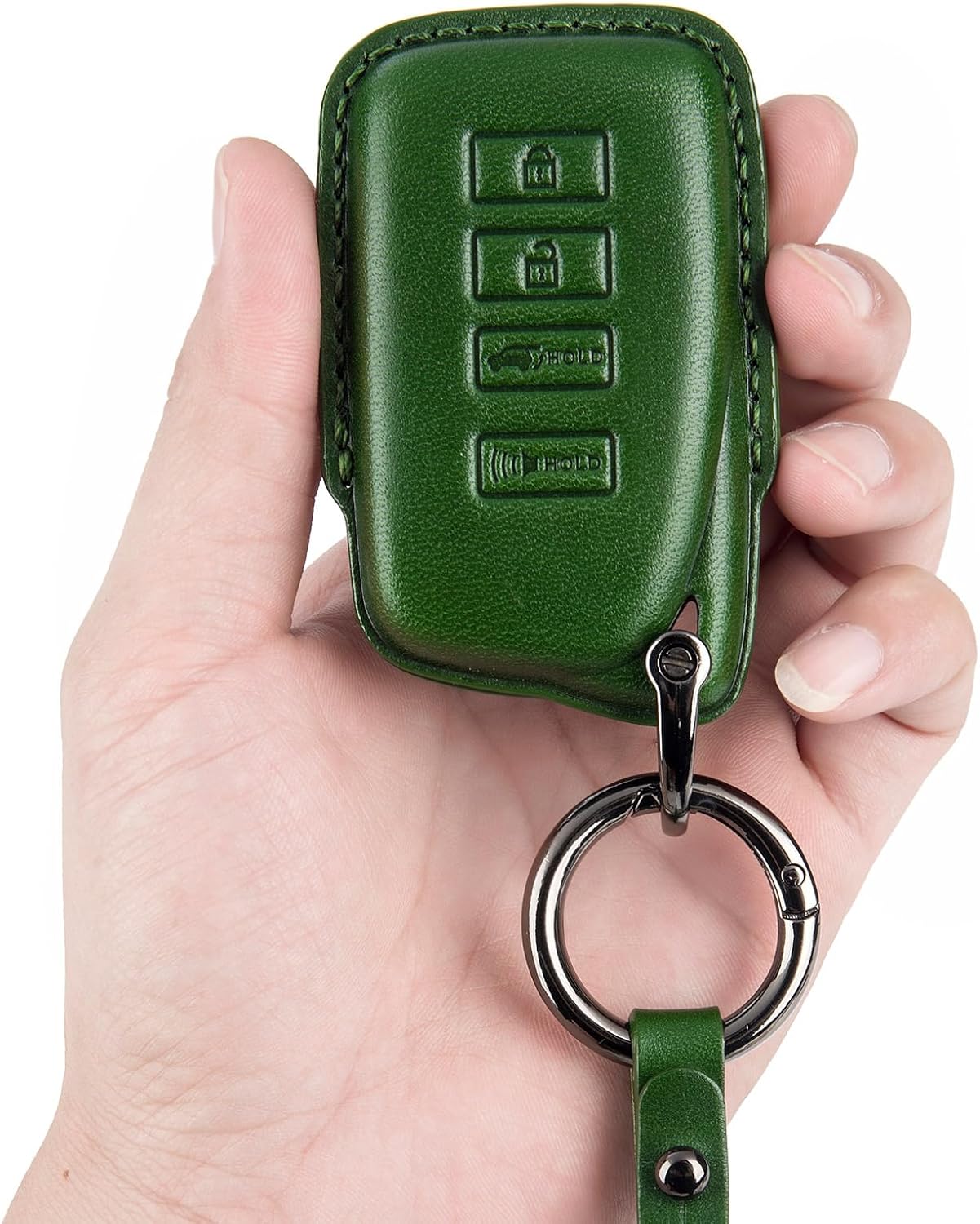 Amazon.com: CROWEIPT for Lexus Key Fob Cover Premium Genuine Leather ...