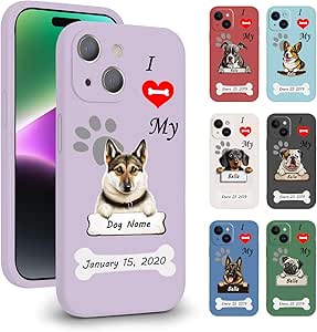 Amazon.com: VNGDA Custom Pet Name I Love My West Siberian Laika Dog ...