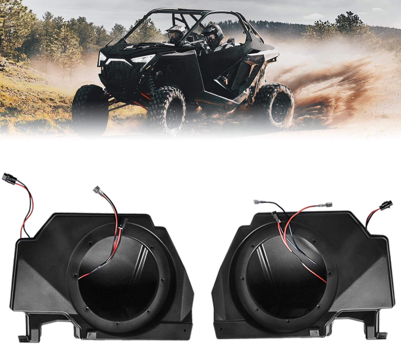 Amazon.com: A & UTV PRO Under Dash Speaker Pods for Polaris RZR PRO XP ...