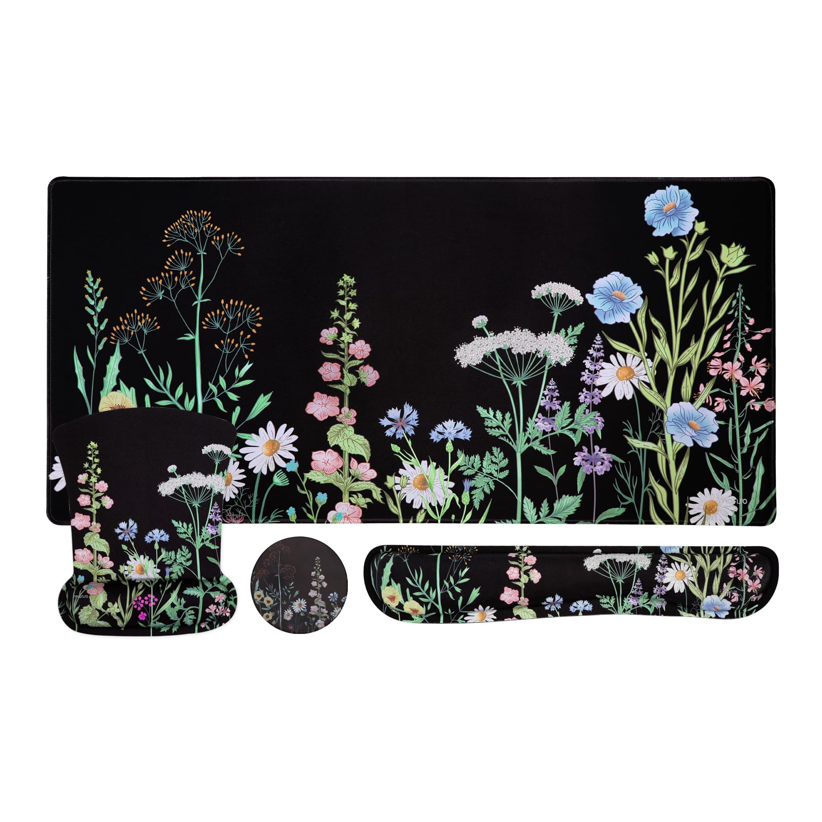 Amazon.com : MOSISO Keyboard Mouse Pad Set, Large Gaming Mouse Pad ...