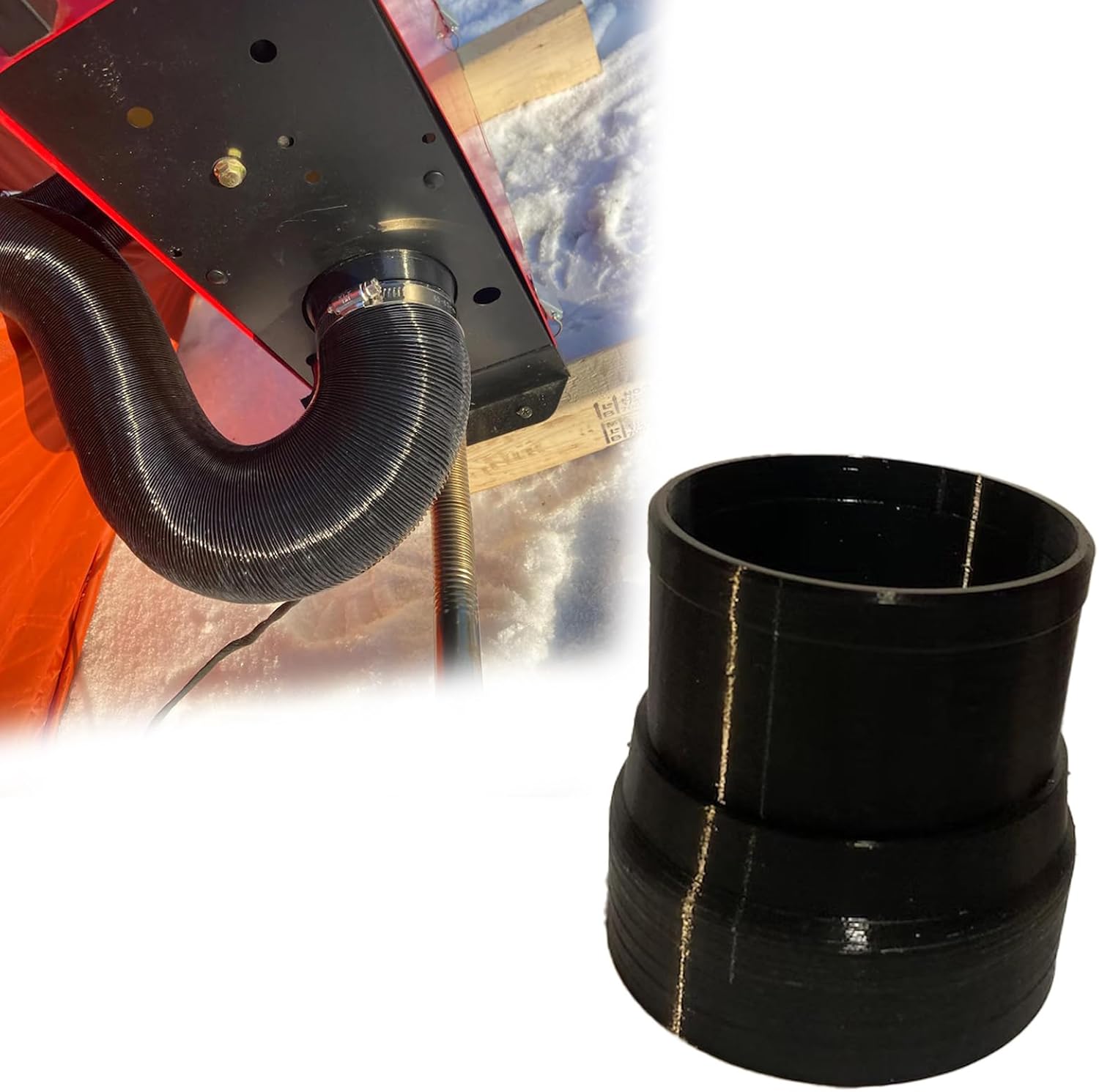 Threaded Air Intake Adapter for 3-Inch Diesel Heater – for Vevor ...