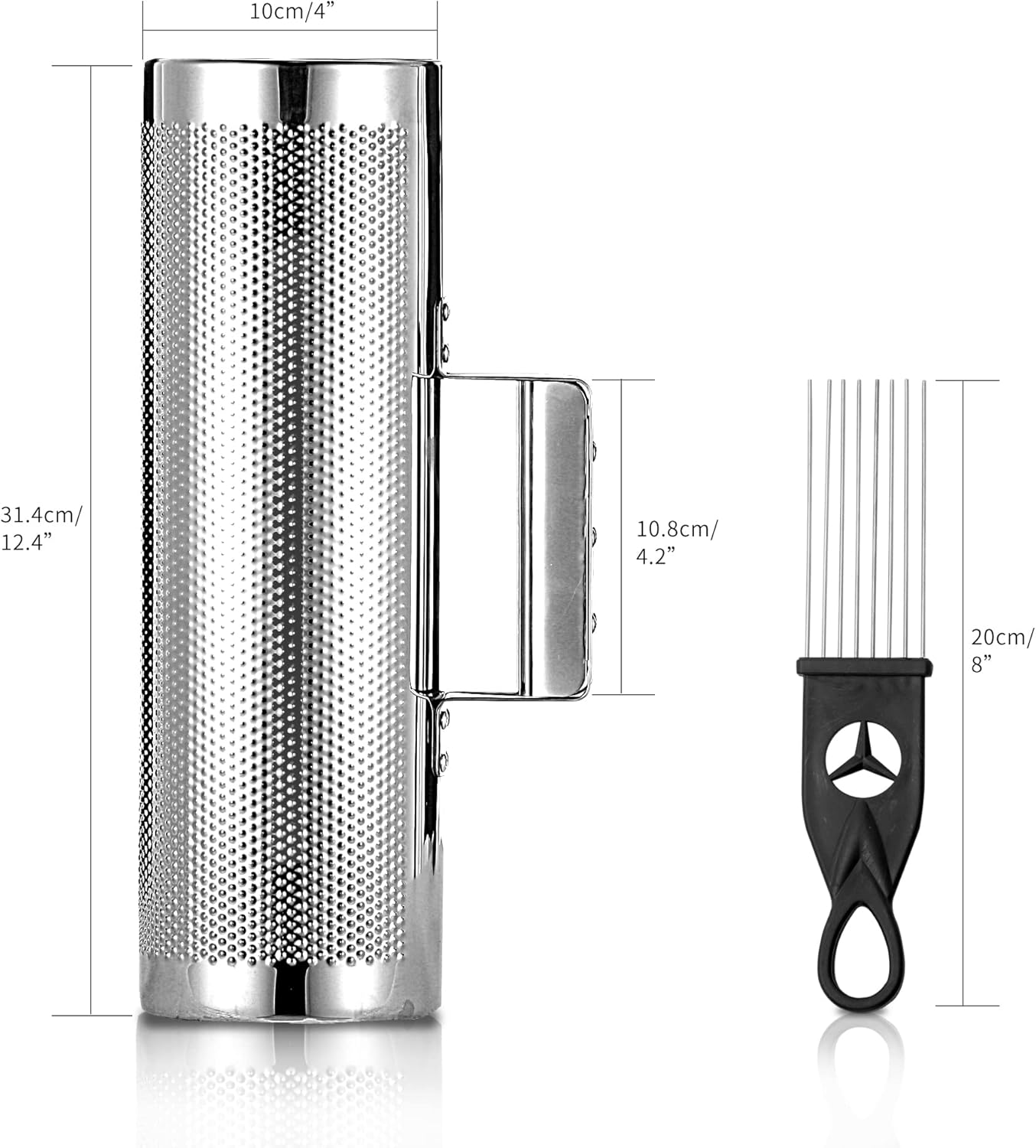 GuangTao King 12″x 4″ metal Guiro swing stainless steel Guiro ...