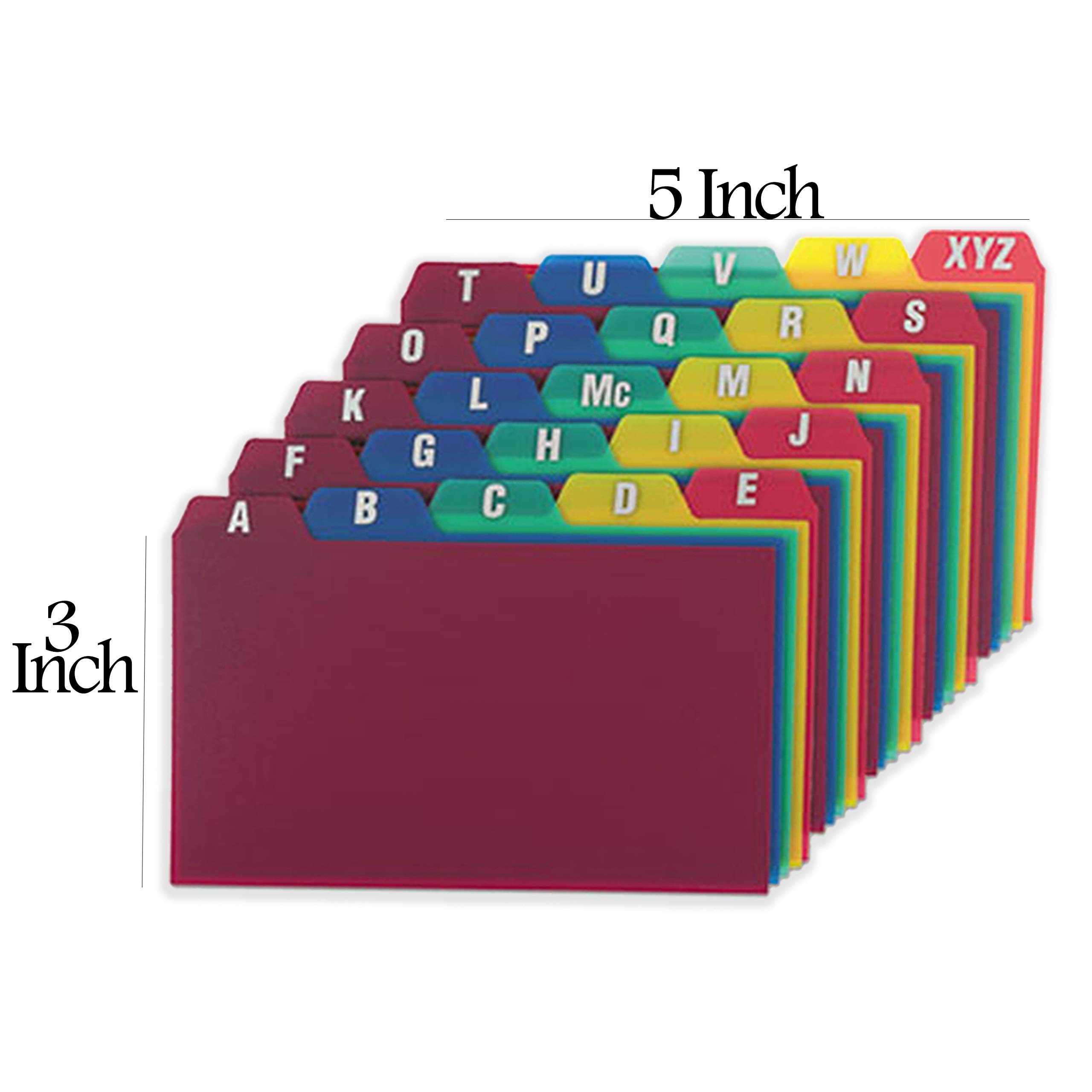 Snapklik.com : Index Card Box Holder, Holds 300 Cards, Clear