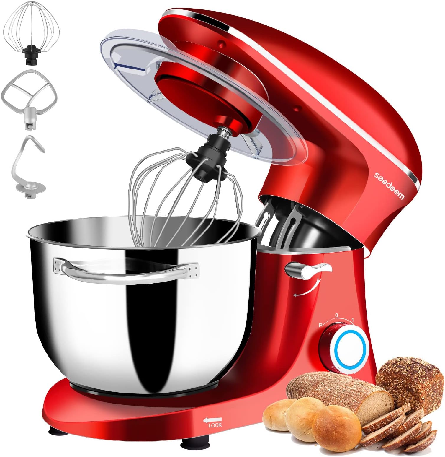 Amazon.com: Kitchen in the box Stand Mixer,3.2Qt Small Electric Food ...