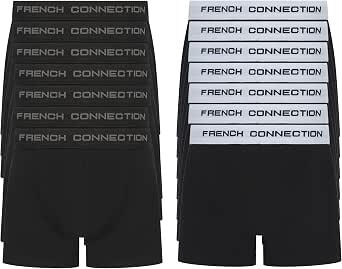 French Connection 'FC51' Mens Multipack Boxer Shorts - Cotton Stretch ...