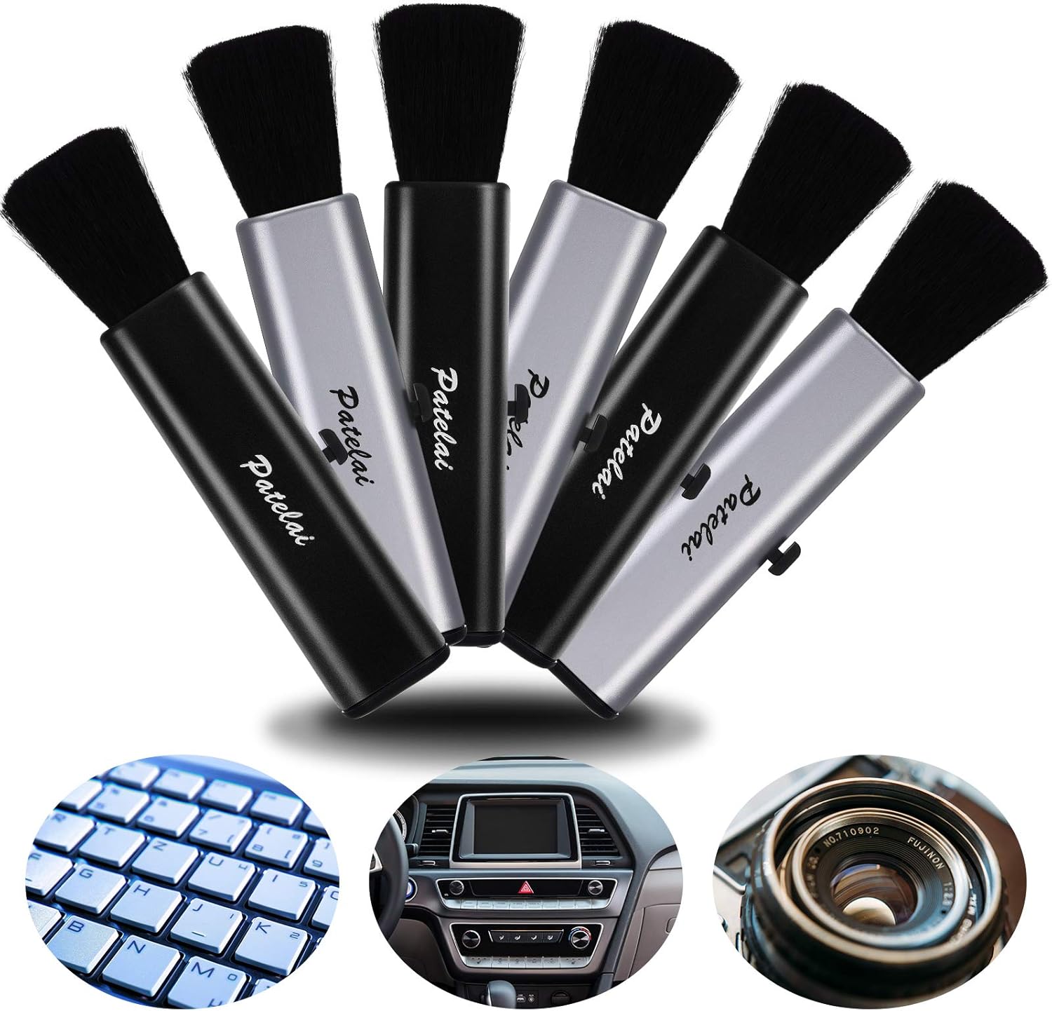 Amazon.com: 6 Pieces Portable Laptop Cleaning Brush Electronic Cleaning ...