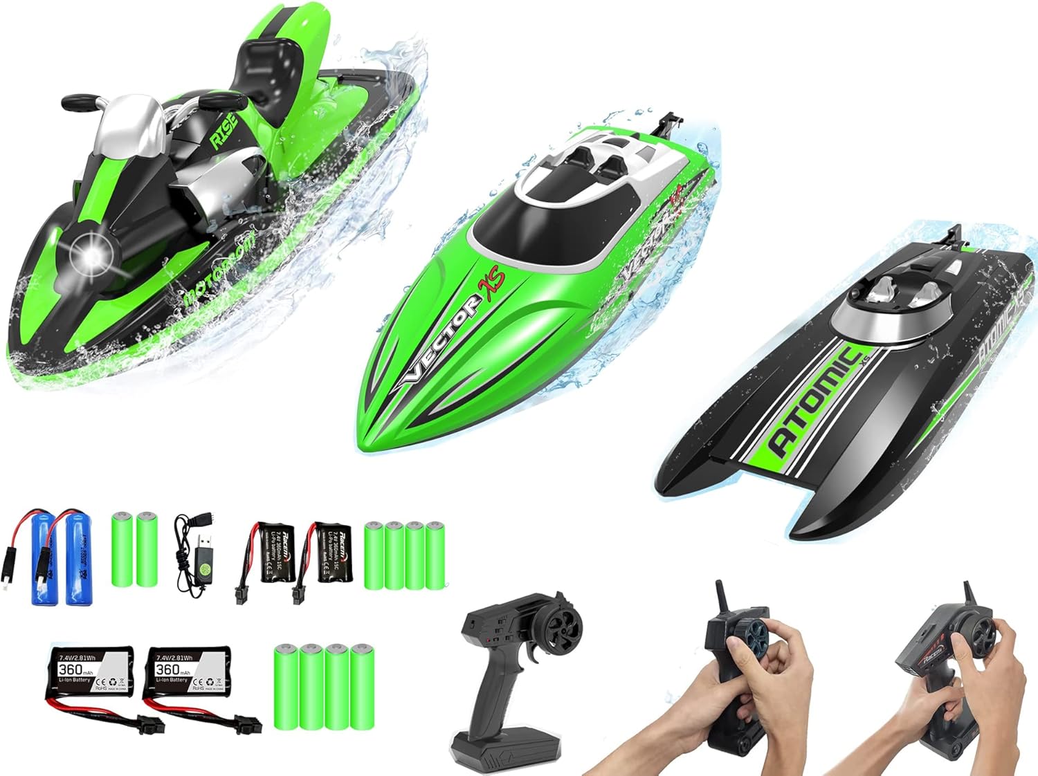 Amazon.com: VOLANTEXRC RC Boat Remote Control Boats for Pools and Lakes ...