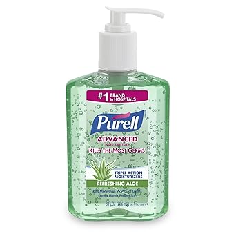 Amazon.com: Purell Adv Aloe 8oz Pump (2 Pack) : Health & Household