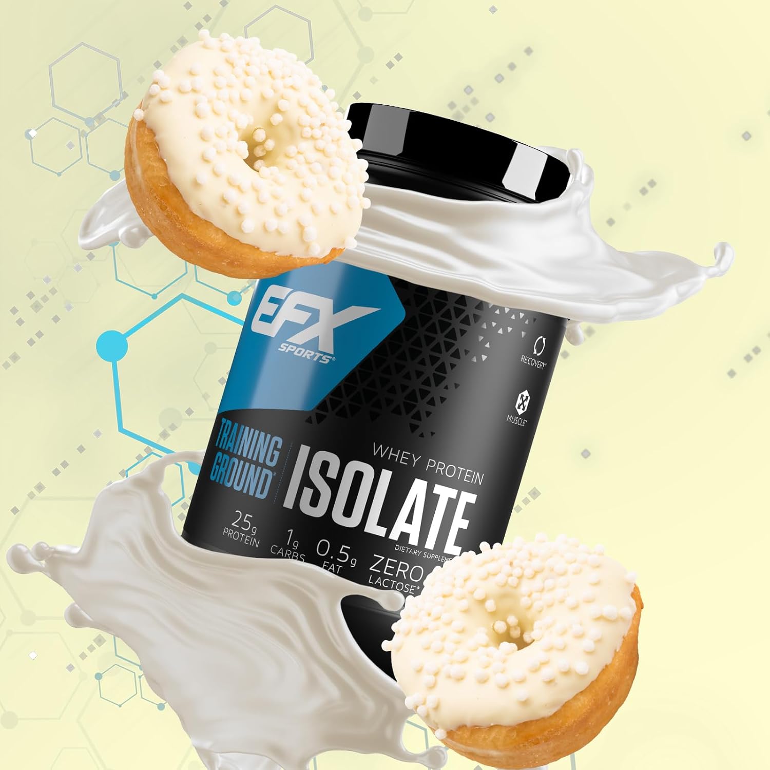 EFX Sports Training Ground Whey Protein Aislado Proteína en polvo ultra ...