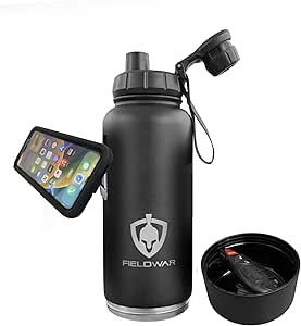 Amazon.com: Fieldwar Chillapod 32 Oz Insulated Water Bottle with ...